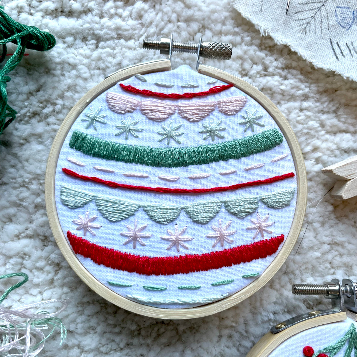December 2023 Embroidery PDF Pattern - Re-release – thebarmyfox